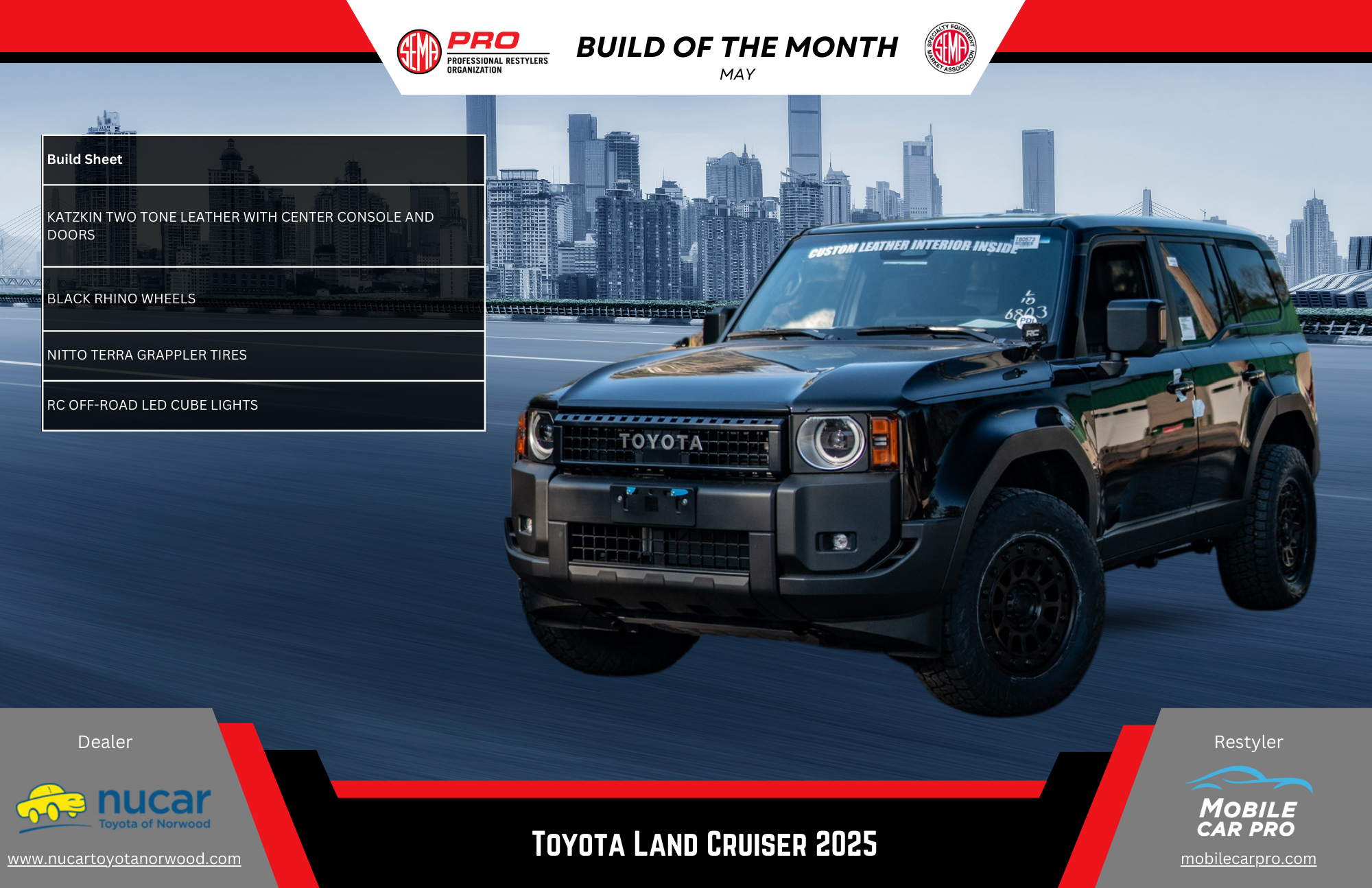 May 2025 Build of the Month | SEMA Pro Cup Challenge