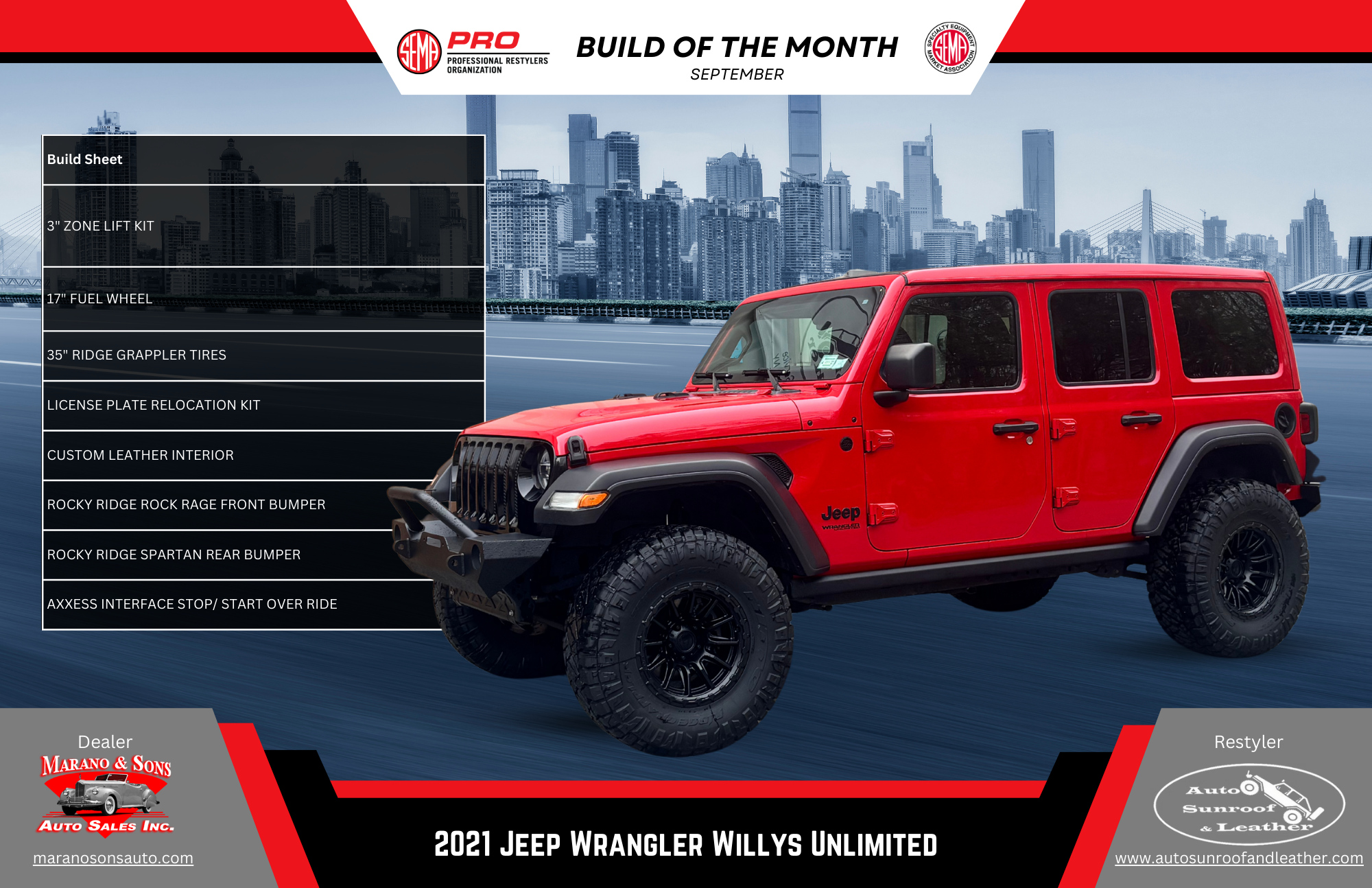 September 2025 Build of the Month | SEMA Pro Cup Challenge